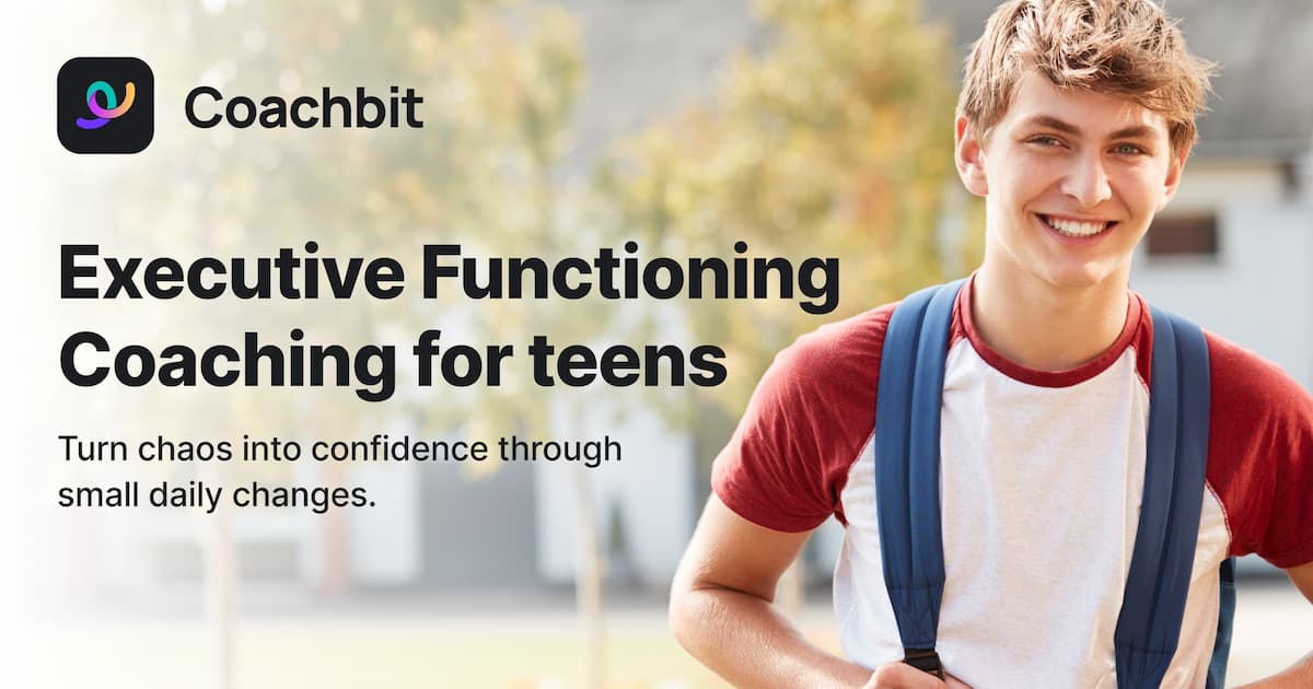 Executive Functioning Coaching for Teens